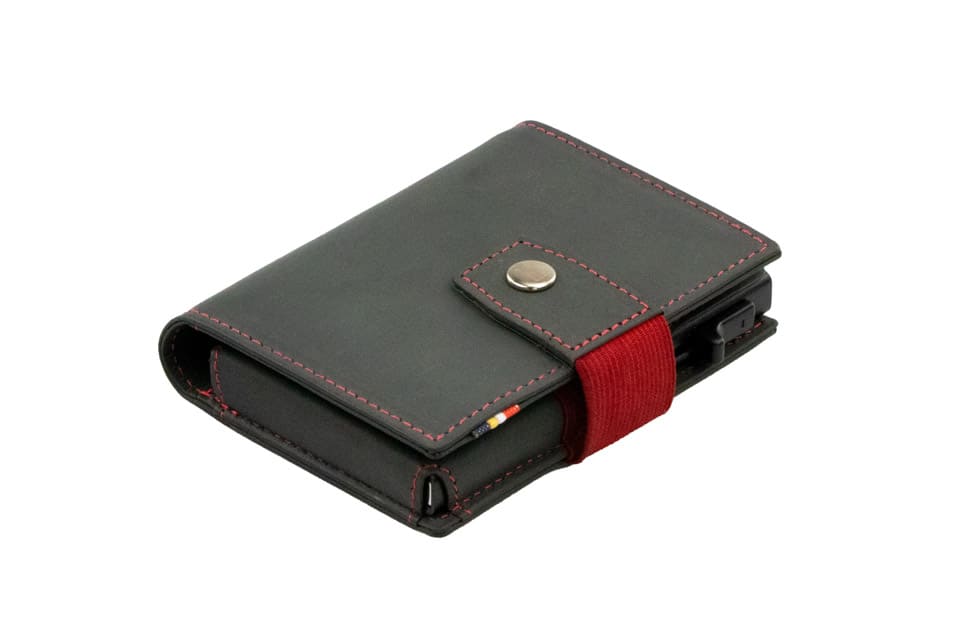 Garzini Metal Wallet - Carbon Red | Urban Capsule Co.